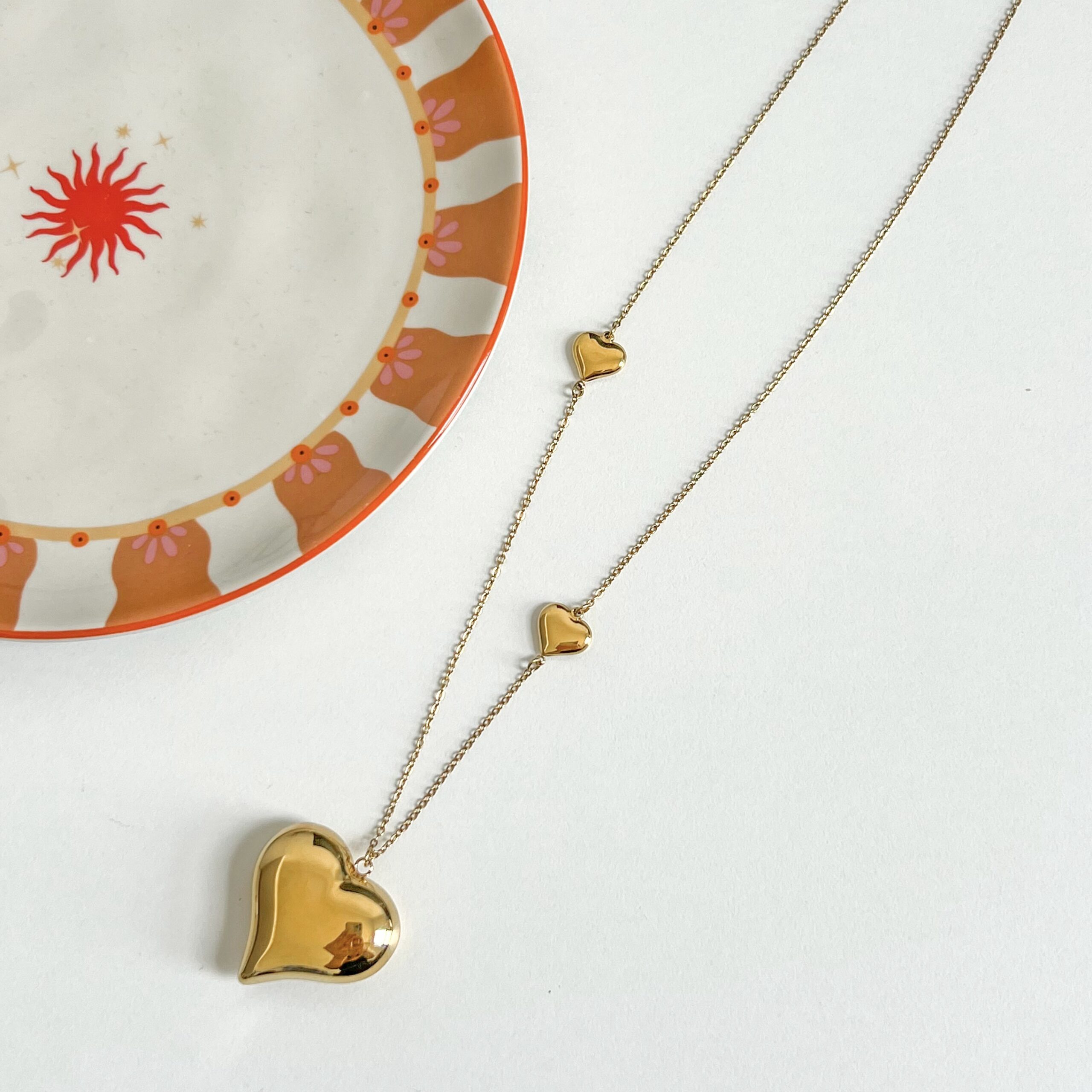 Lange ketting Hart - Bowie Jewellery